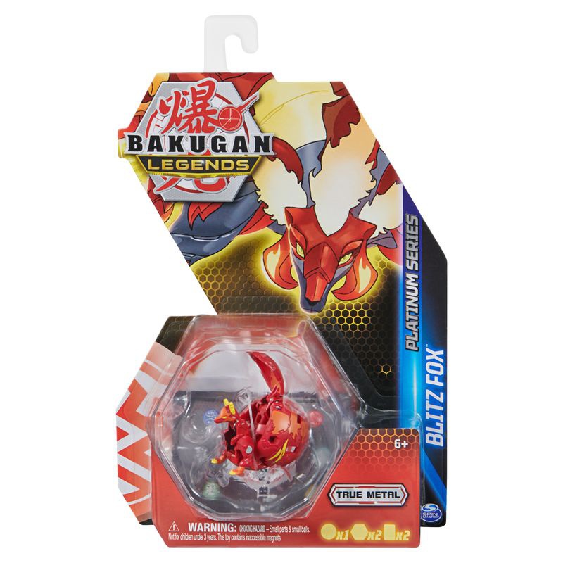 Bakugan figurka True Metal S5 Blitz Fox | Spinkids.cz